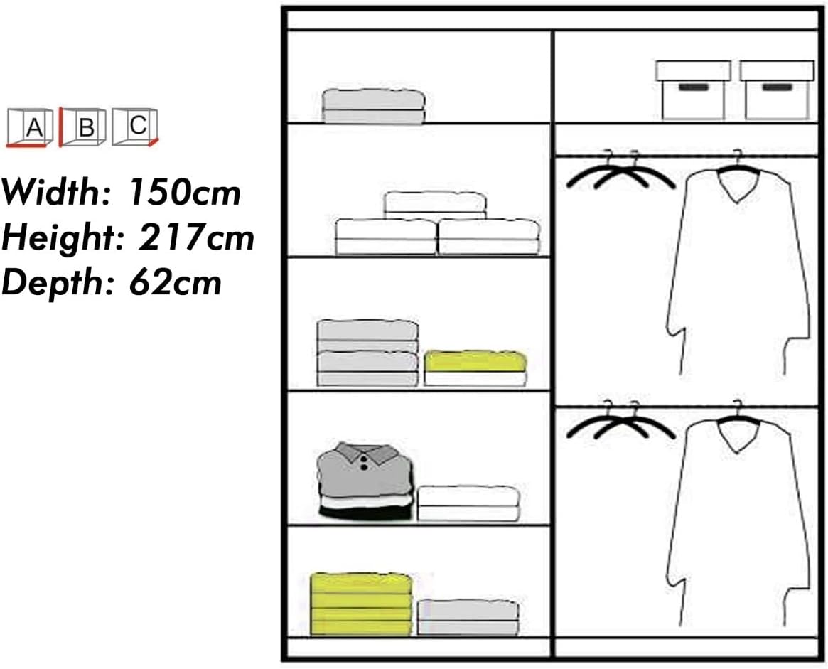 Royal Wardrobe by ZIUSA – Mirror Sliding Door Wardrobe for Luxurious ...